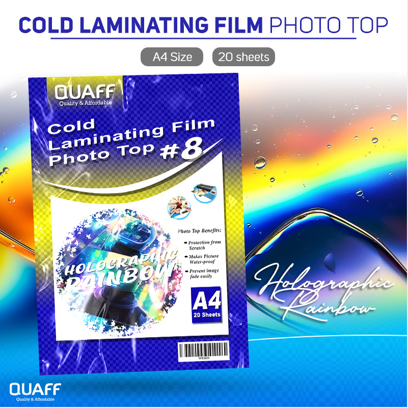 QUAFF Photo Top A4 Size 80micron (20 sheets) | Lazada PH