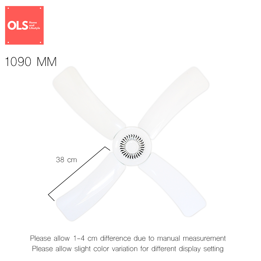 OLS Mabuhay Star Electric Ceiling Fan 4 Blades 1090mm 990mm 790mm ...