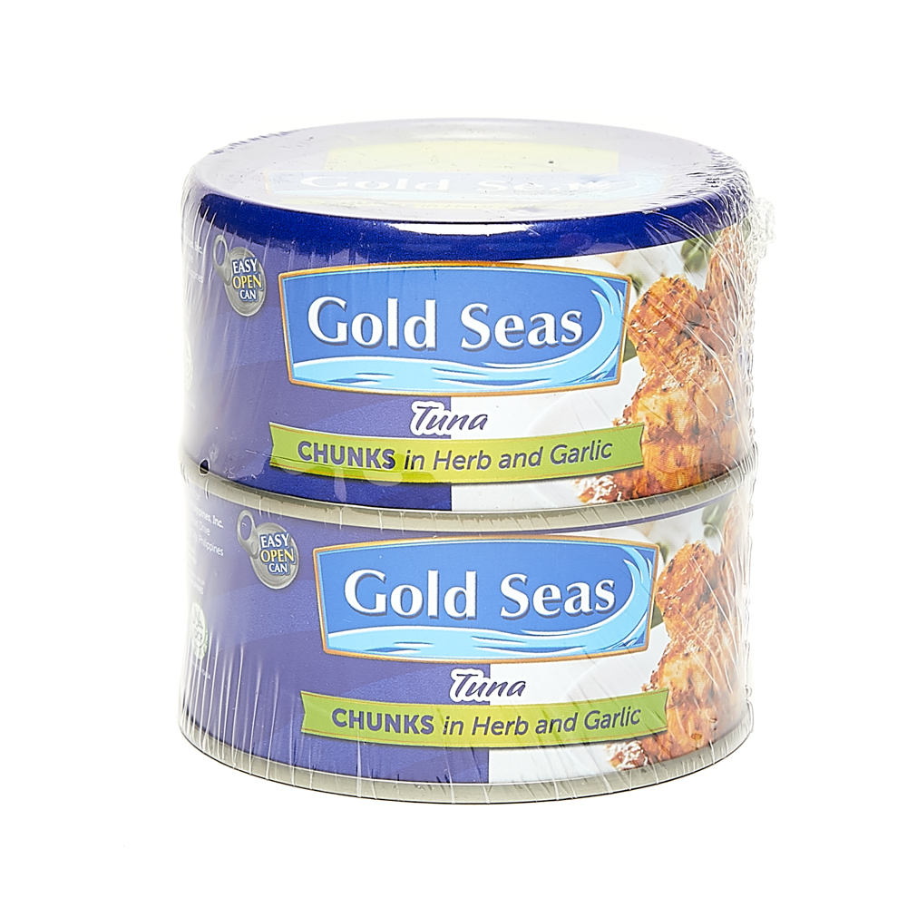 Gold Seas Tuna Chunks in Herb and Garlic 2 x 185g | Lazada PH