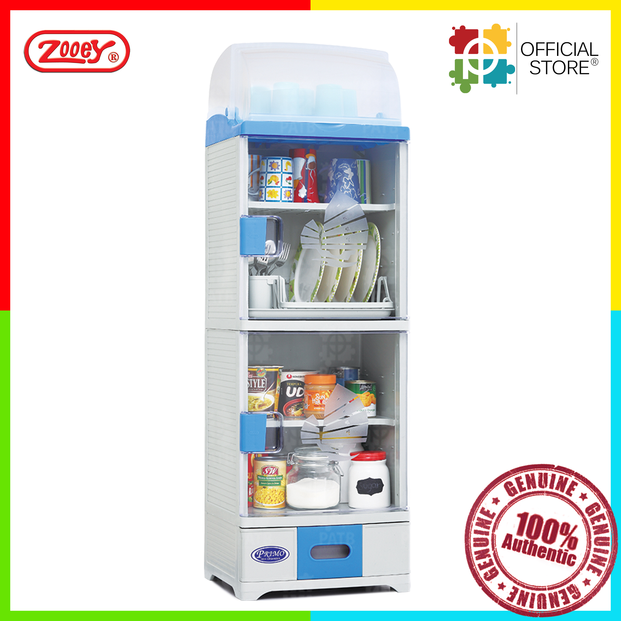 Zooey Primo Plus Dish Cabinet (RANDOM COLOR) | Lazada PH