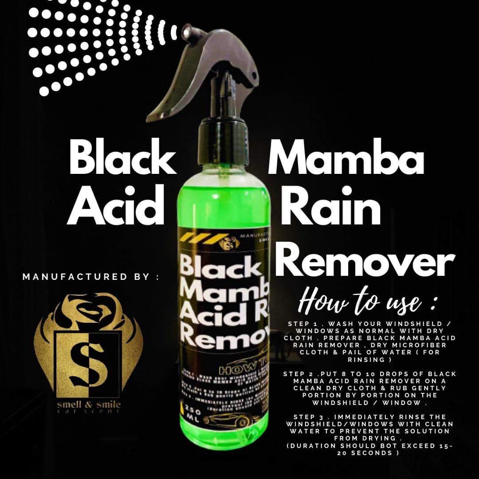DHI BLACK MAMBA ACID RAIN REMOVER 250ML FOR MAZDA CX-9 | Removes Acid ...
