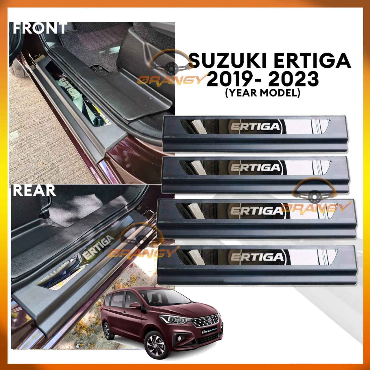 Suzuki Ertiga 2019 to 2023 OEM Side Stepsill / Step sill In and Out ...