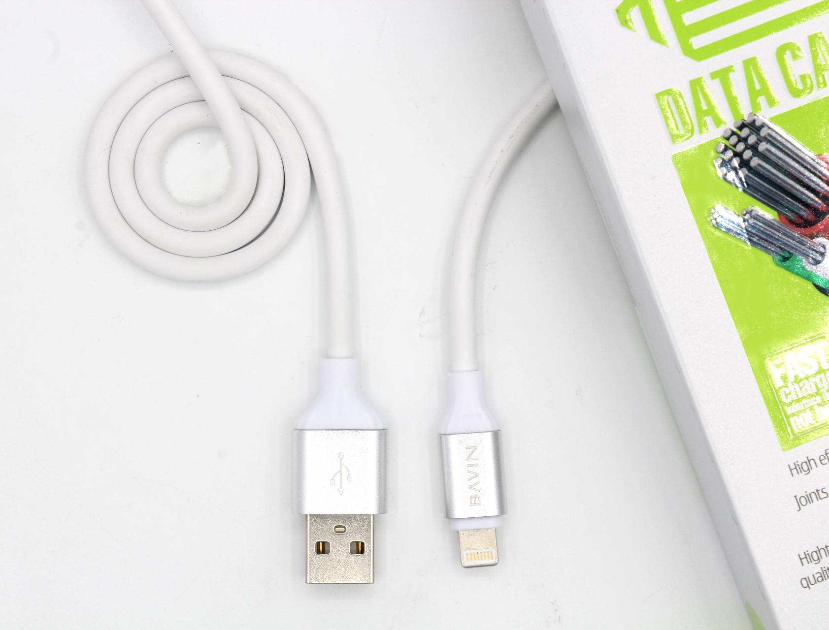 Bavin 2 Meters Lightning Data Transfer Cable and Charging Charging ...