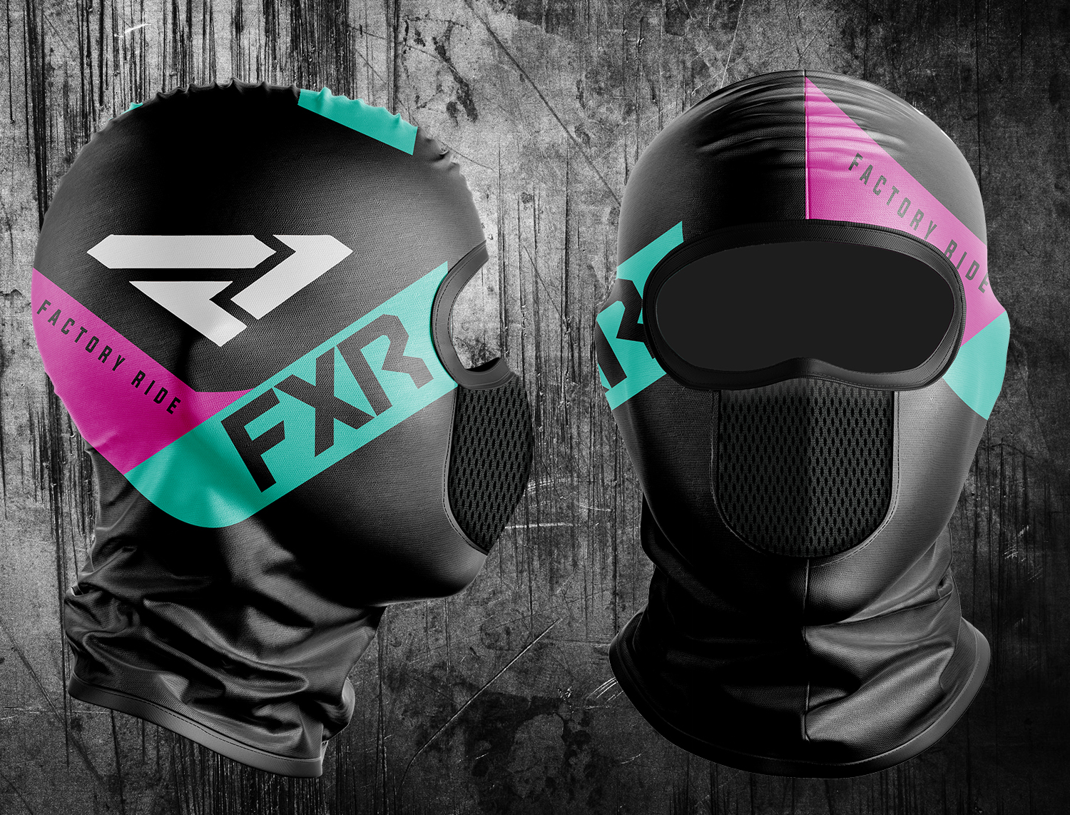 FXR BALACLAVA FULL MASK WITH FOAM FULL SUBLIMATION HIGH QUALITY FABRICS ...