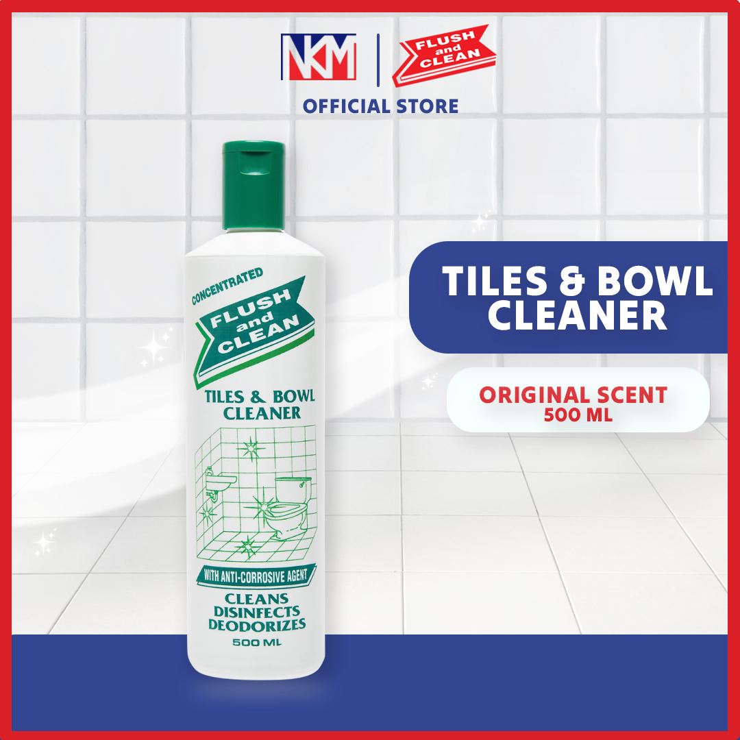 Flush and Clean Tiles and Bowl Cleaner Original Scent 500ml | Lazada PH