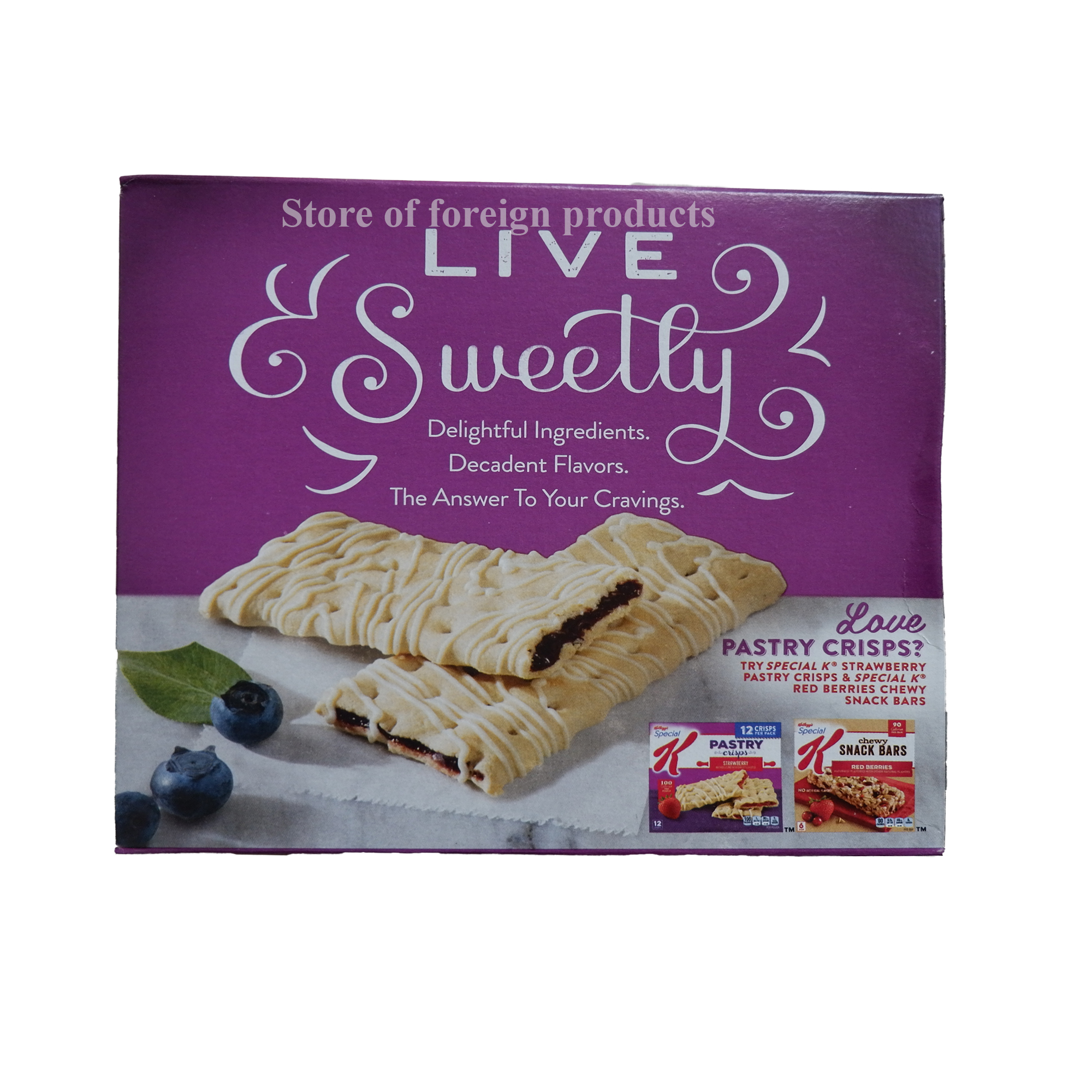 Kellogg's Pastry Crips Blueberry 12crips/pack | Lazada PH