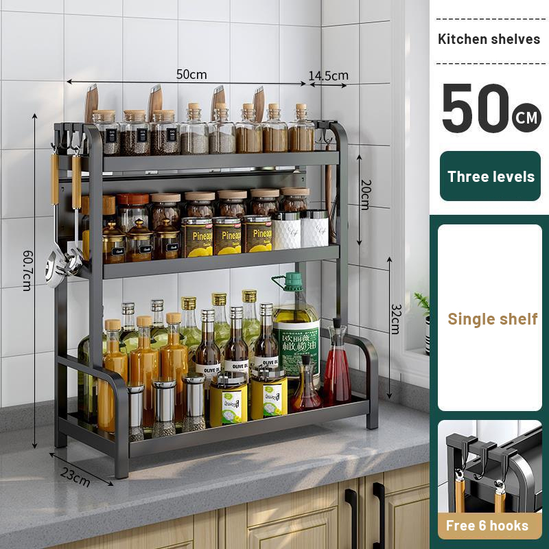 Royalstar 2/3 Layers Kitchen Spice Rack Condiment Seasoning Storage ...