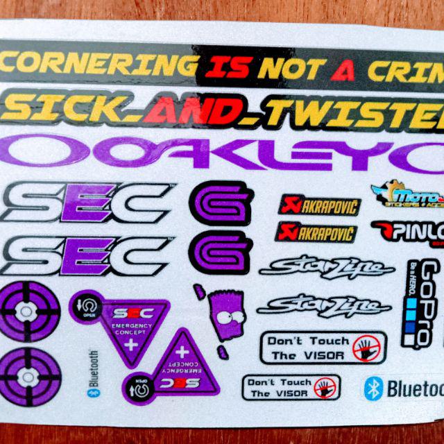 SEC Visor Decals 3M Laminated Reflectorized | Lazada PH