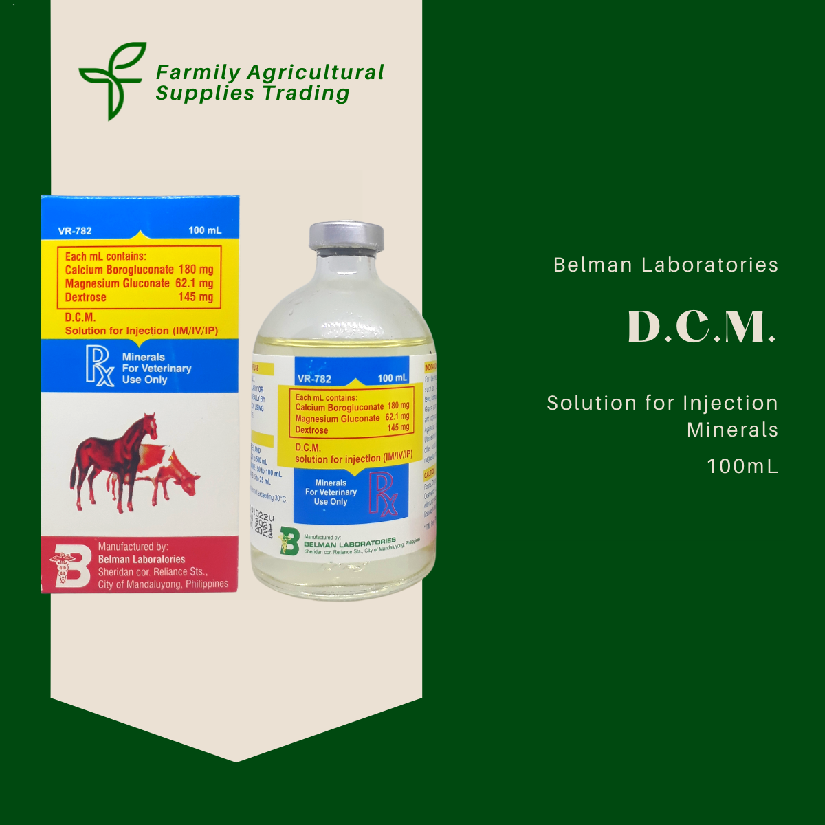 Belman Laboratories D.C.M. 100 mL | Lazada PH