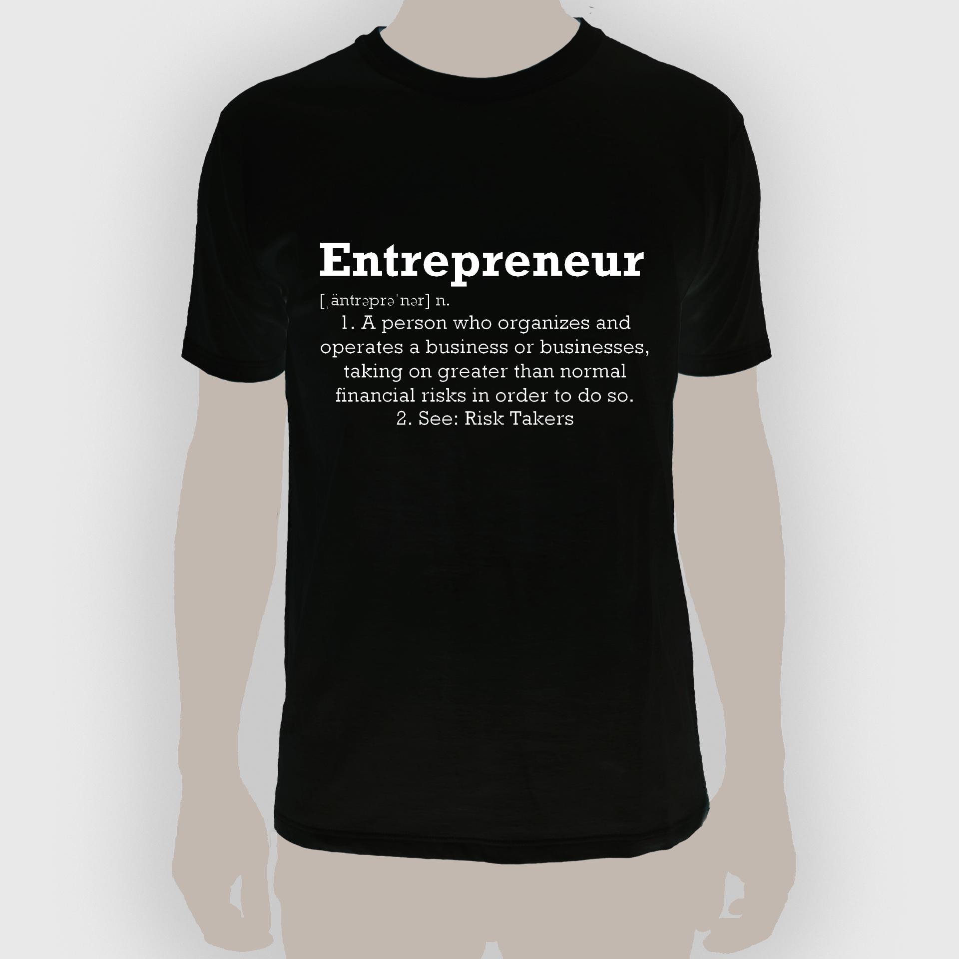 Entrepreneur Definition T-Shirt Design Print | Lazada PH