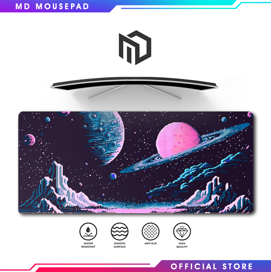 MD Mousepad | Space Bit | Extended Mousepad | Large Gaming Mousepad ...