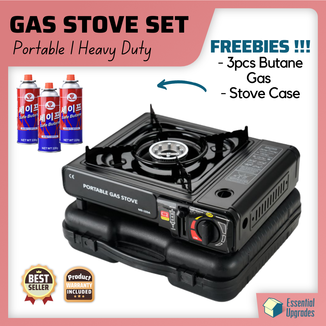 SALE! Heavy Duty Butane *gas Stove Set FREE 3pcs butane *gas Potable ...