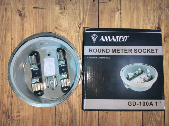 GD-100A 1" Amasco Round Meter Socket | Lazada PH