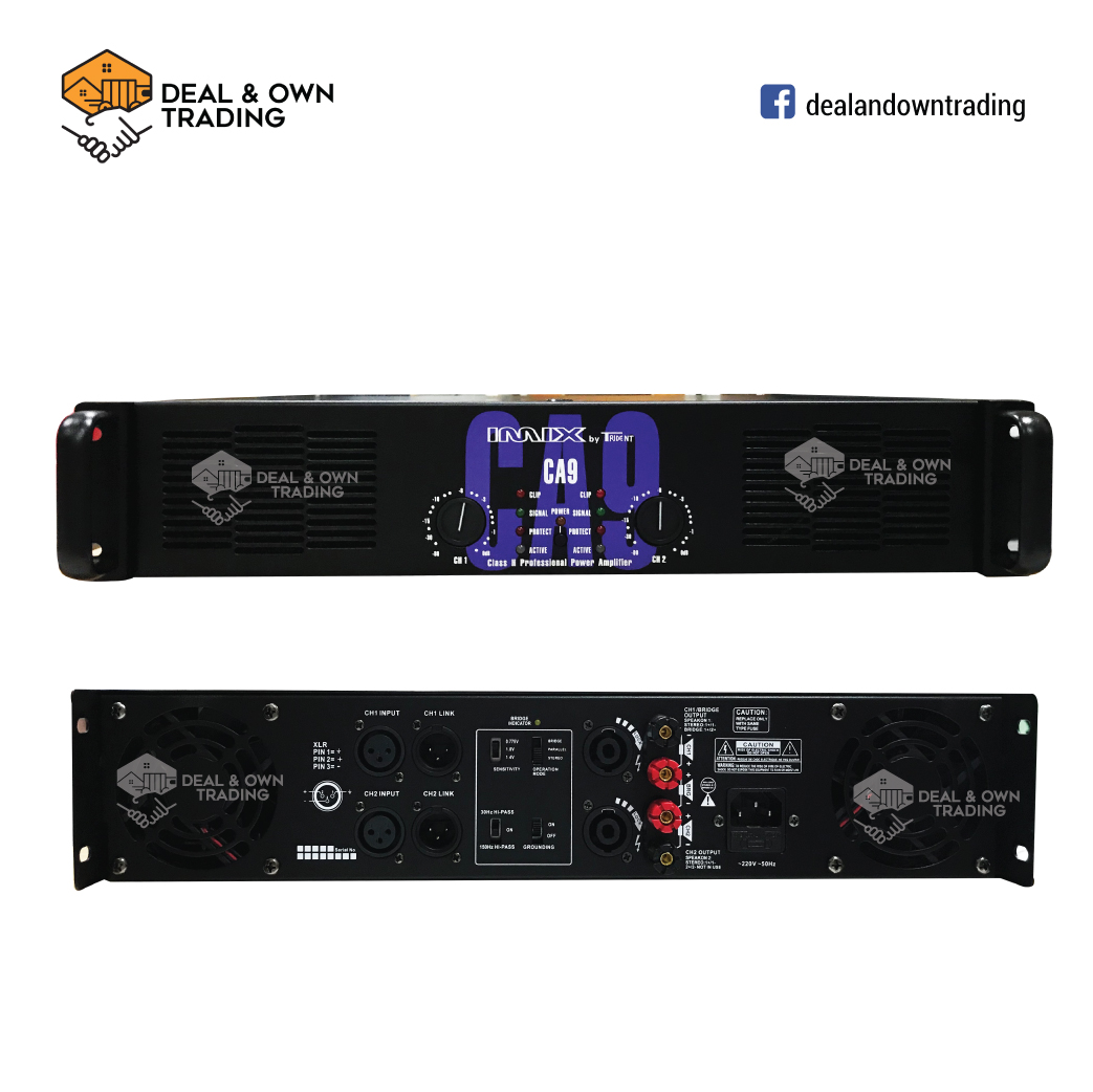 IMIX Trident CA-9 Powered Amplifier | Lazada PH