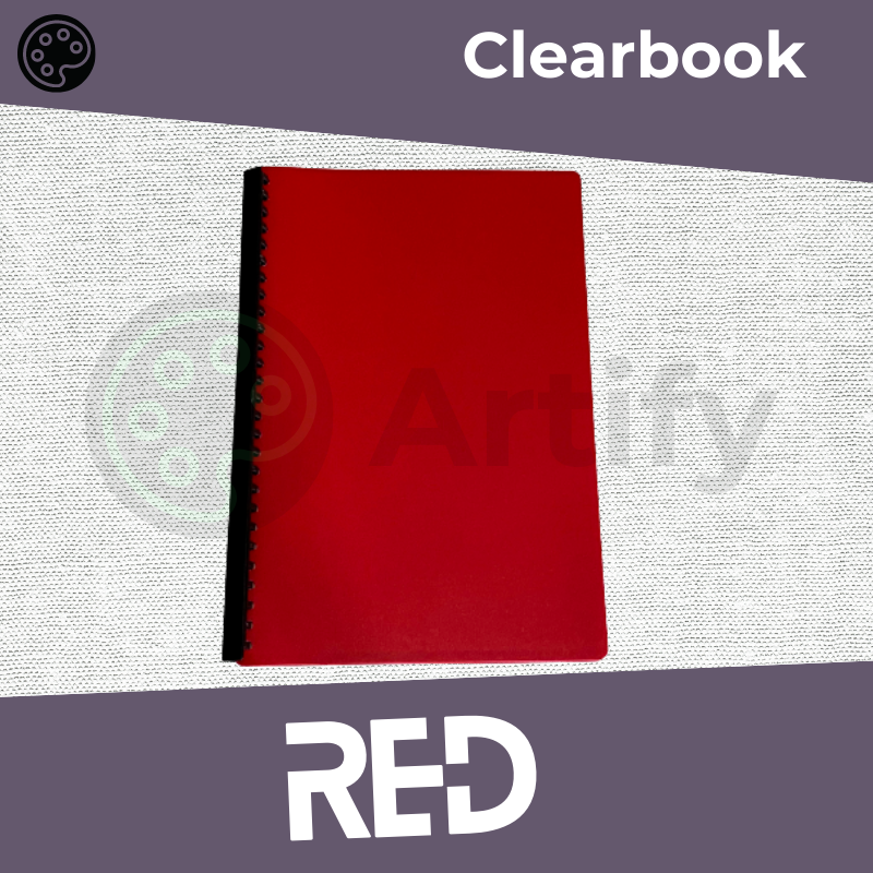 Clearbook Long Refillable Clear Book 20 Pockets 20 Sheets Long ...