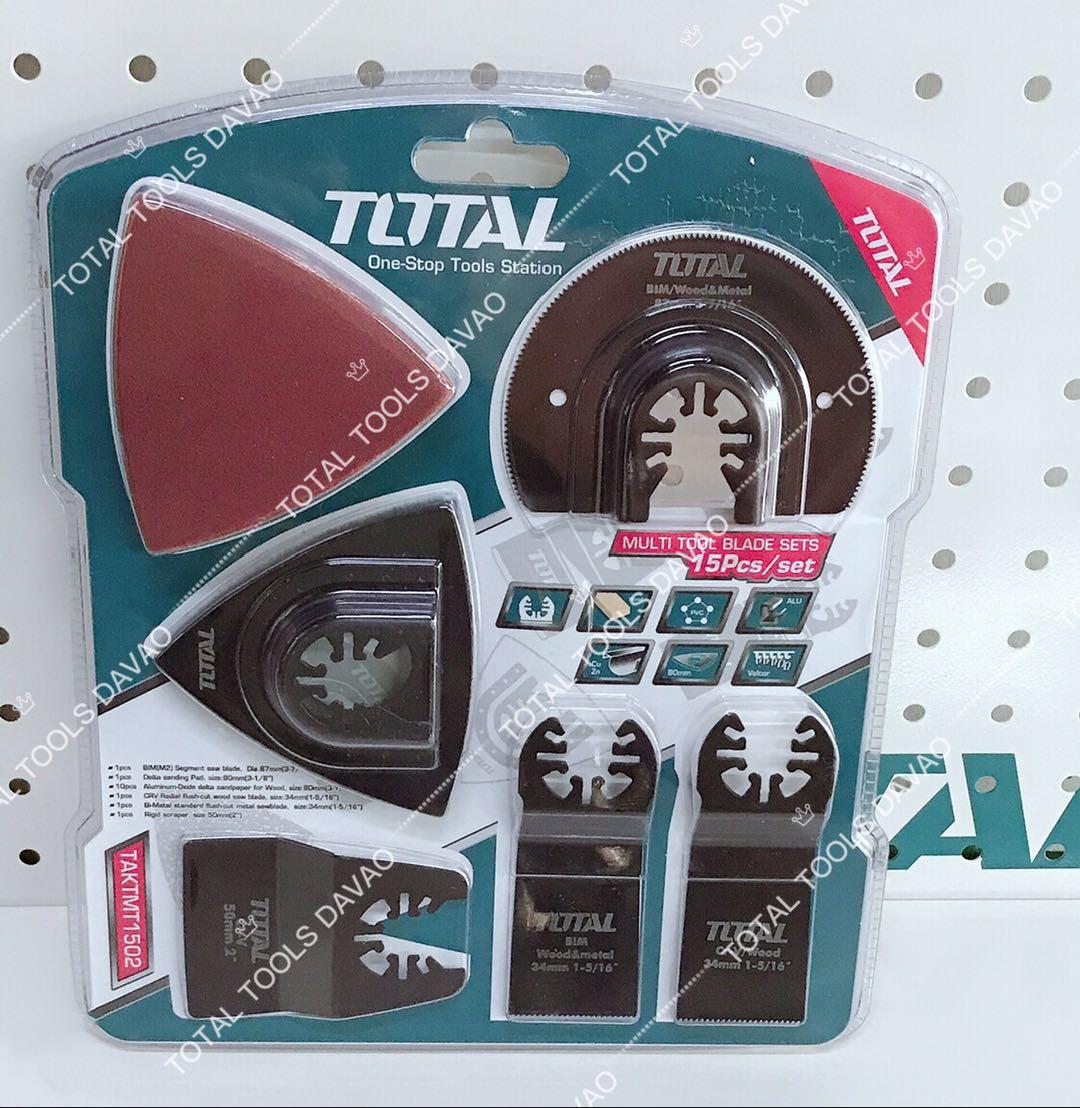 TOTAL multi tool blade sets TAKTMT1502 | Lazada PH