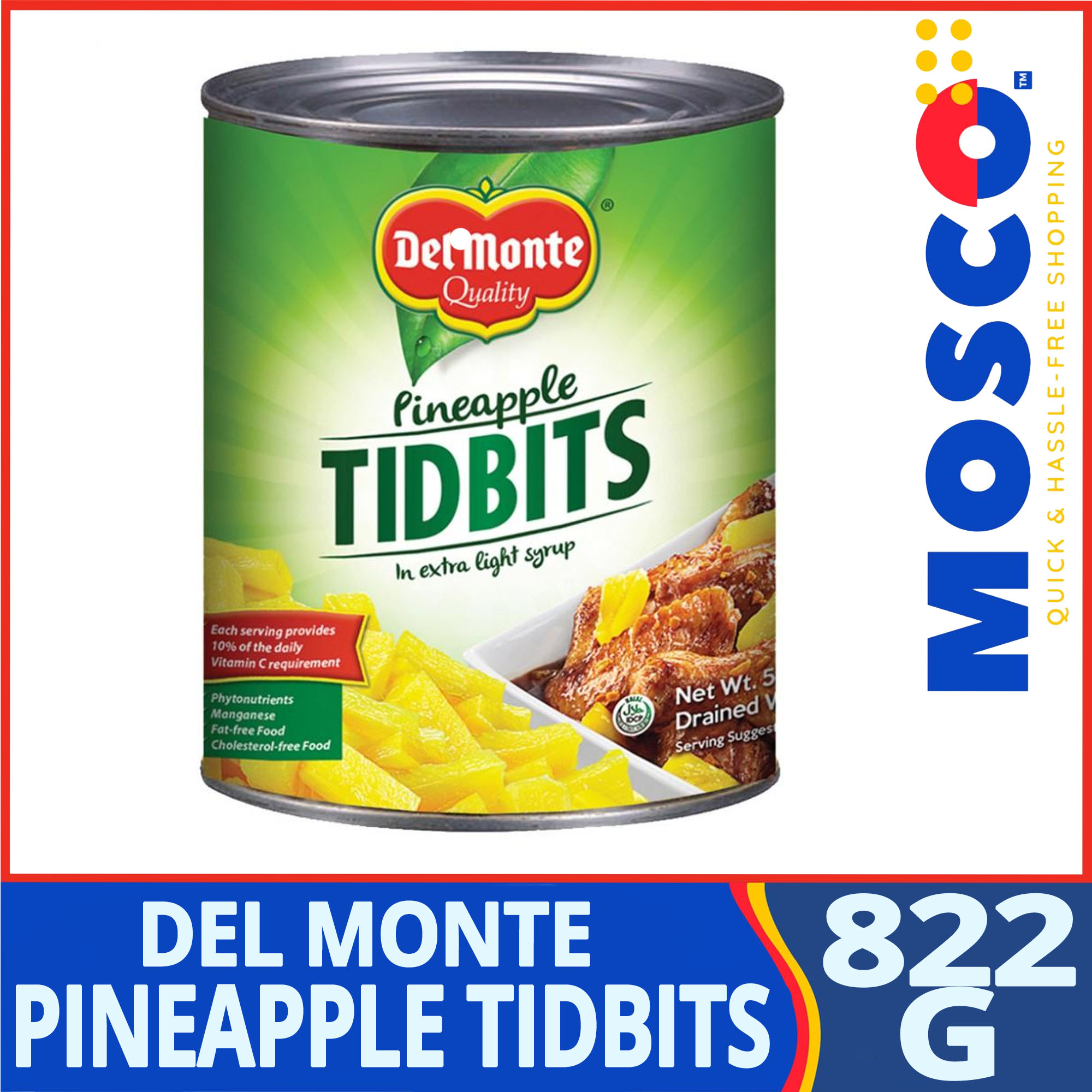 Del Monte Pineapple Tidbits 822g | Lazada PH