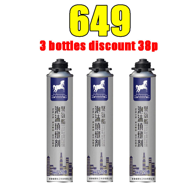 eco foam spray sealant 900g Polyurethane Expanding PU foam sprayer Waterproof 120 times high ...