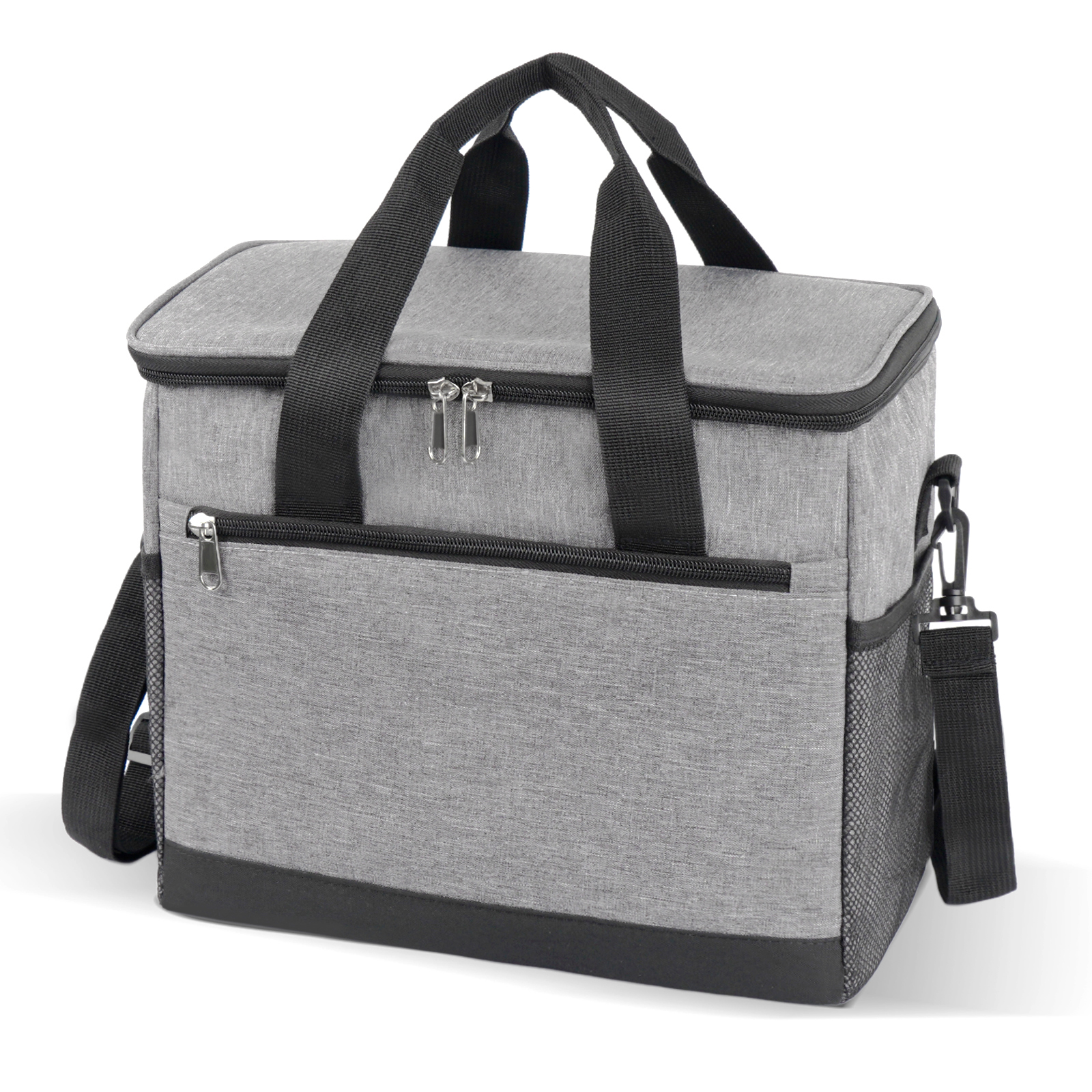 Collapsible Insulated Cooler Bag, Large Leakproof Soft Edge Portable ...