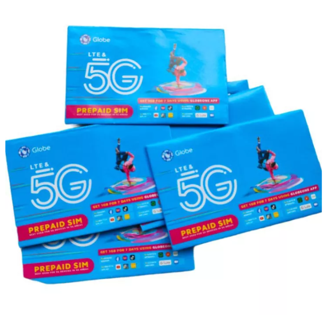 5g LTE Sim Card dito/tm/globe/smart/tnt tri-cut prepaid sim cards ...