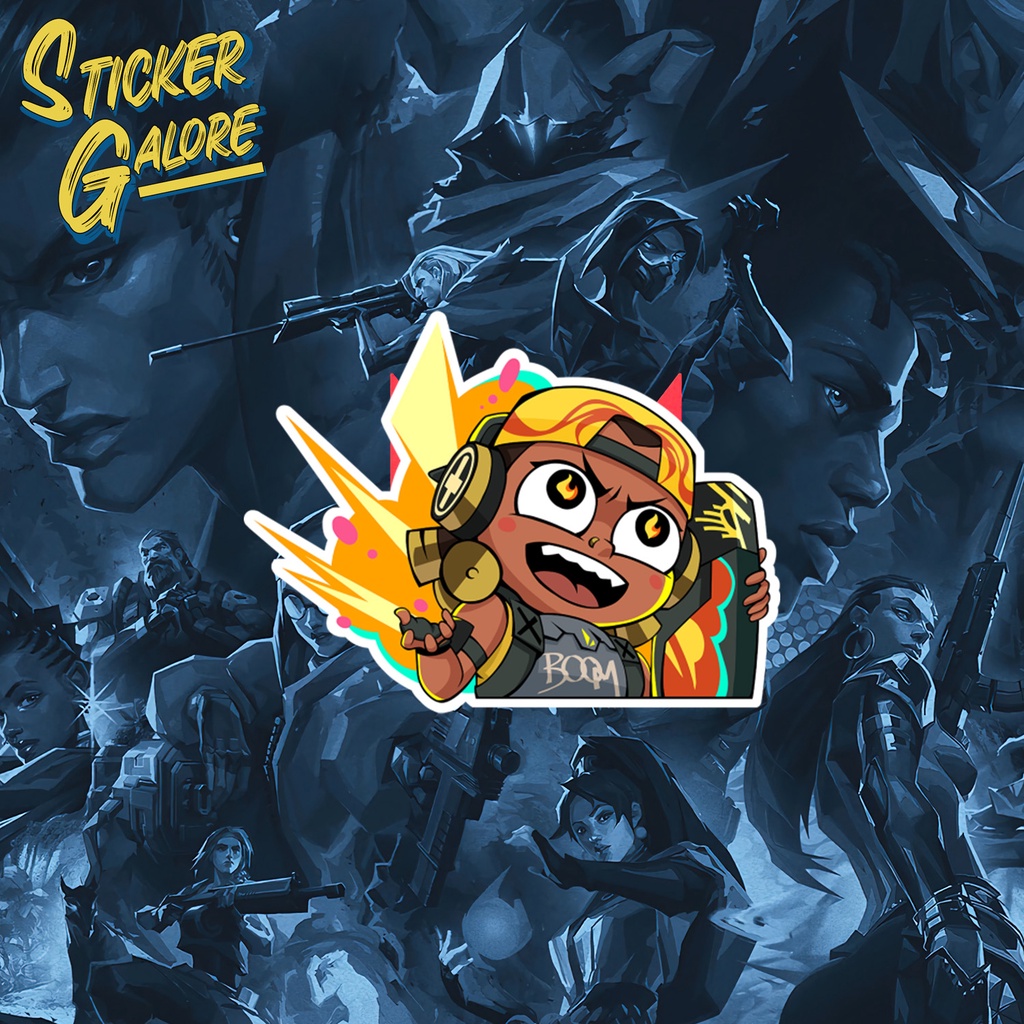 RAZE VALORANT SPRAY STICKERS (WATERPROOF AND SCRATCH PROOF, VINYL ...