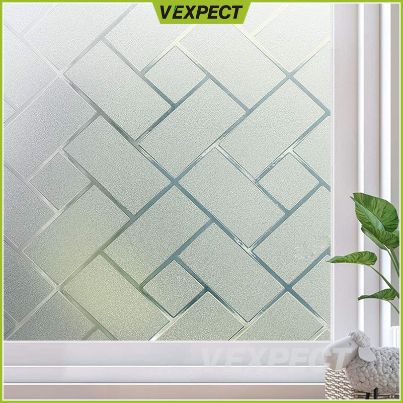 Vexpect Window Glass Privacy Sticker, Frosted Glass Window Film Static ...