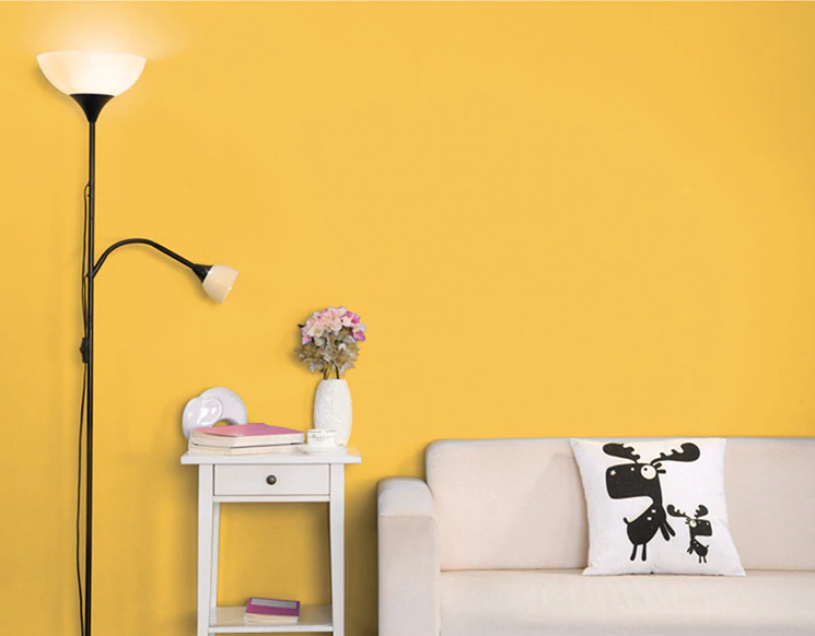 MUSTARD YELLOW SOLID PLAIN COLOR WALLPAPER 45cm x 10m Self Adhesive PVC ...