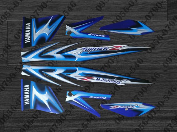 YAMAHA CRYPTON Z (JUPITER VERSION) Stock Decal/Sticker | Lazada PH