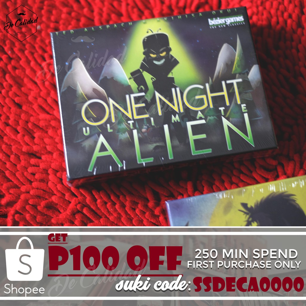 Ls}One Night Ultimate Werewolf And One Night Ultimate Alien Card Games ...