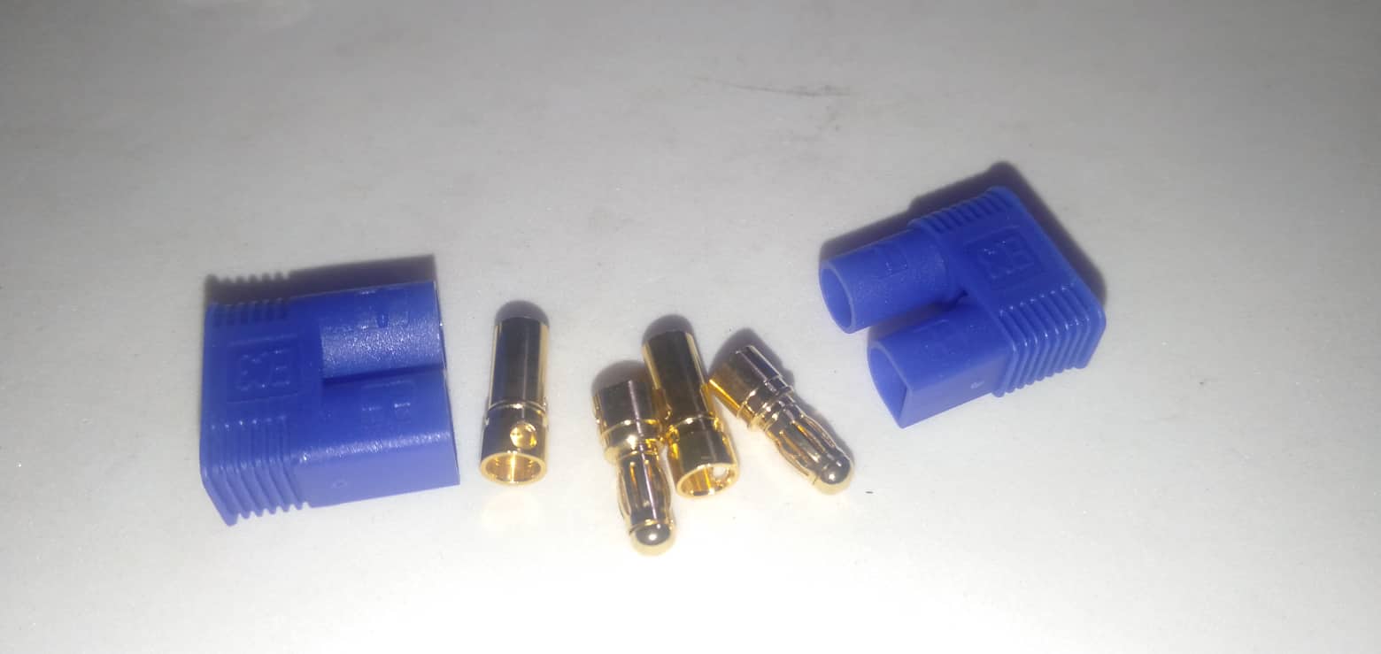 EC3 Bullet type Battery connector terminal RC Pair DIY Airplene helicopter boat car Projects ...