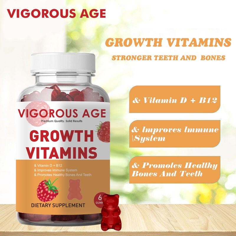 Vigorous Age Vitamins Calcium Gummies Multivitamins Support Bone and ...