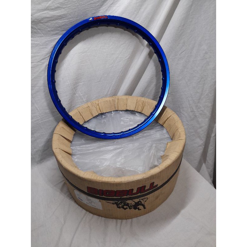 Big Bull, Rim Set 1.40 x 17 (Bigbull) (Taikom)Color Red Blue Silver ...