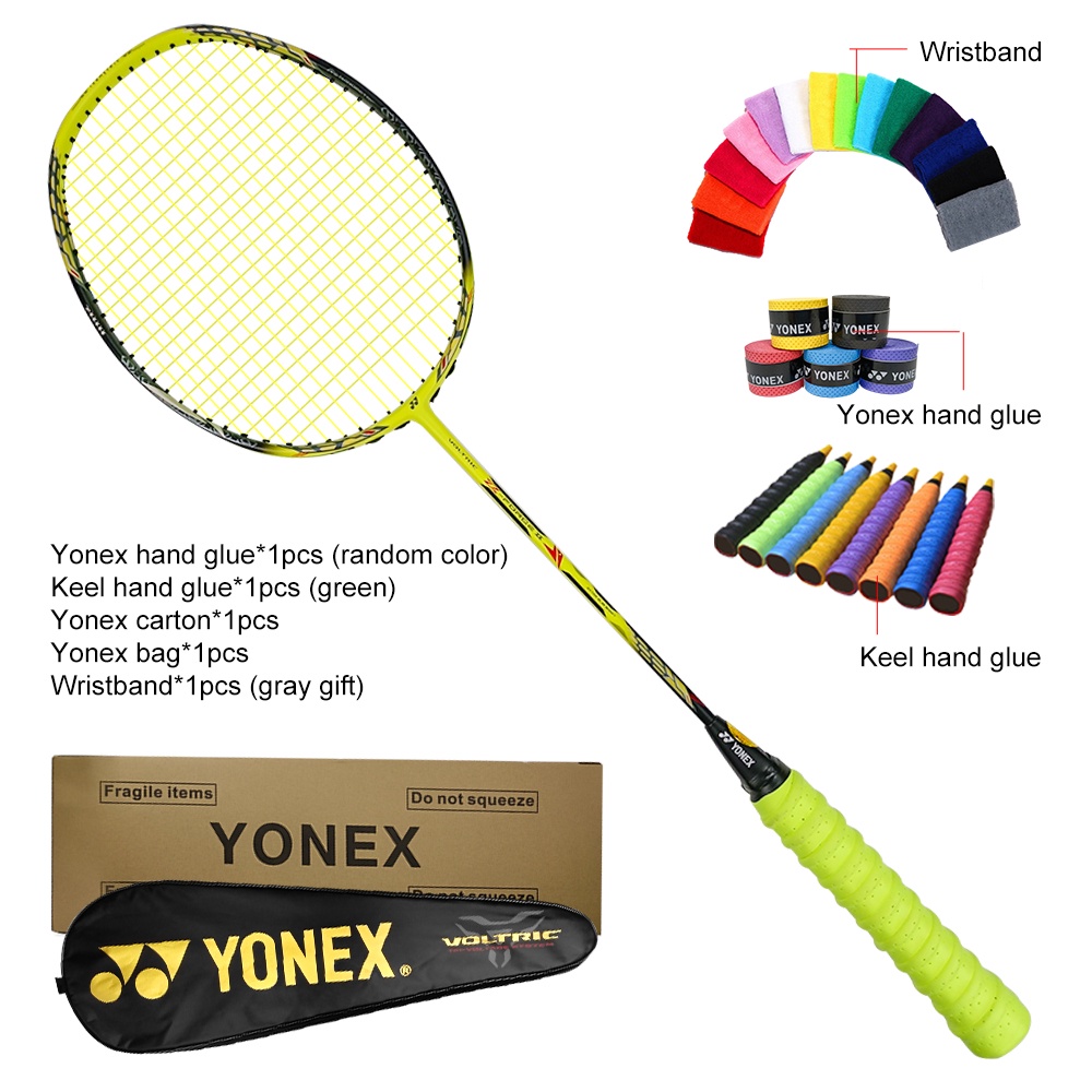 YONEX ASTROX 100ZZ Full Carbon Fiber Badminton Racket Set 100 Original ...