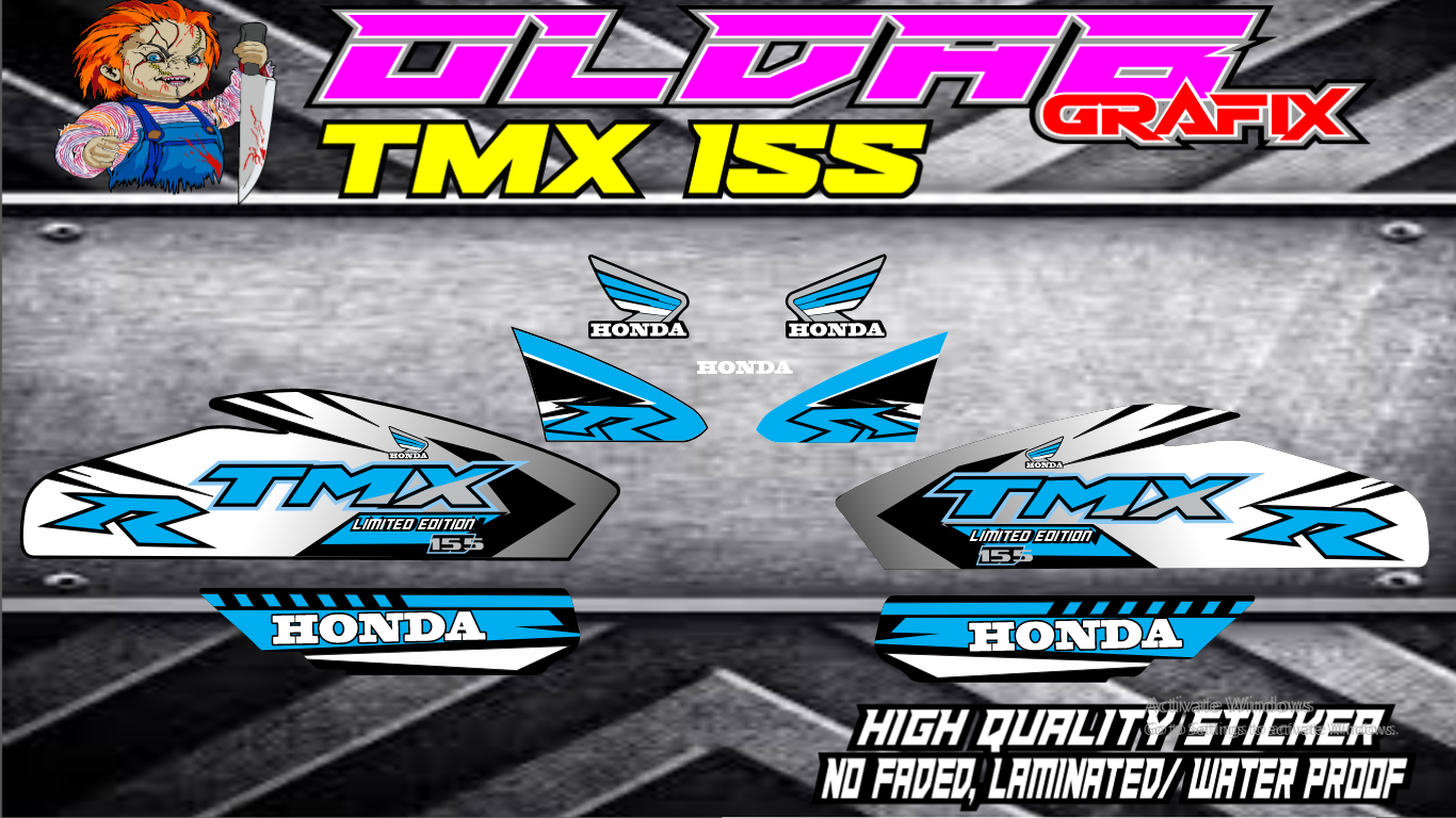 HONDA TMX 155 STICKER DECALS, 052 | Lazada PH