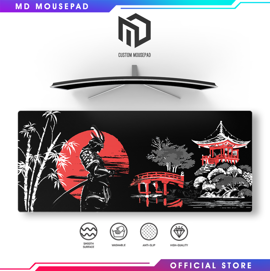 MD Mousepad | Japanese Art Style | Extended Mousepad | Large Gaming ...