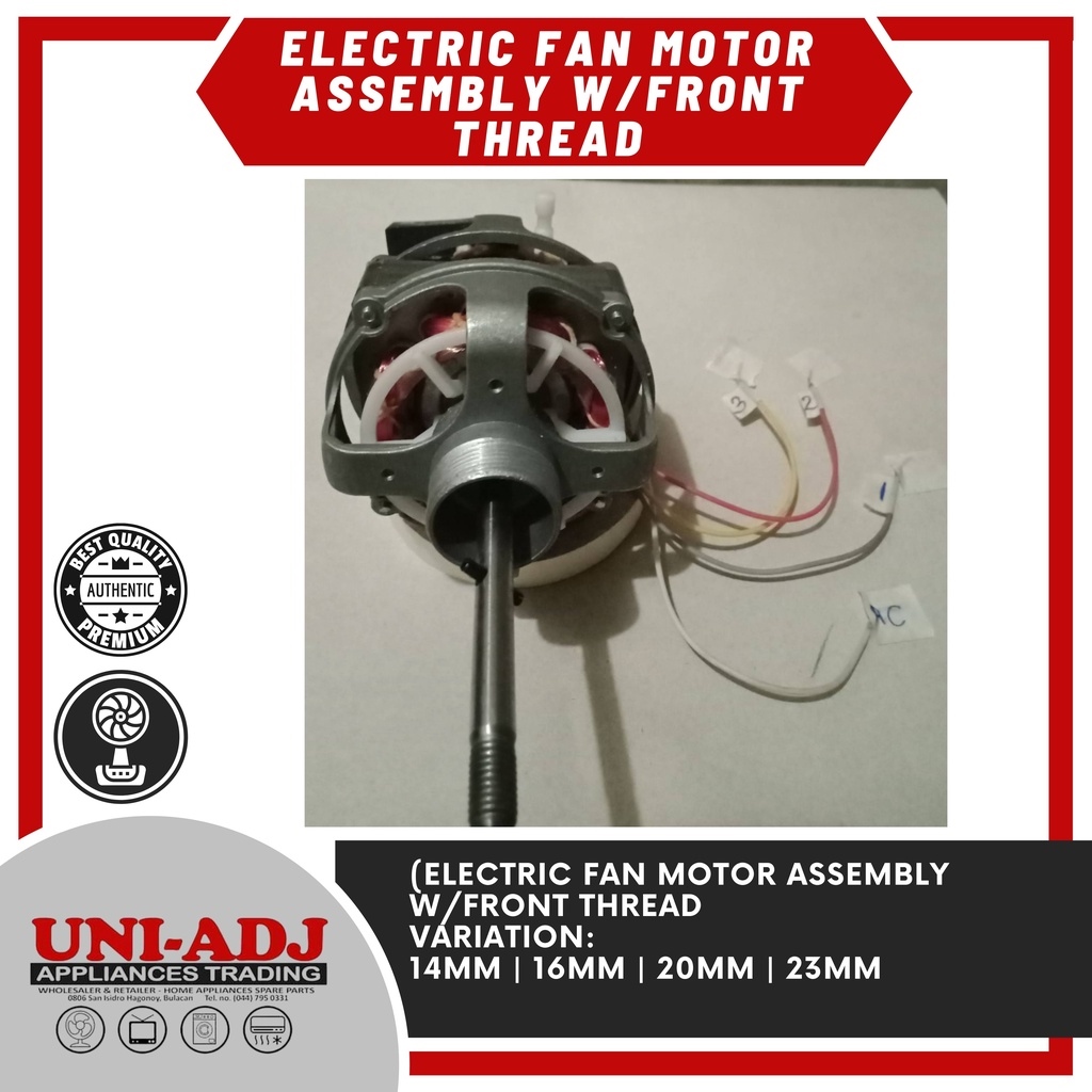 Electric Fan Motor Assembly at Travis Munoz blog