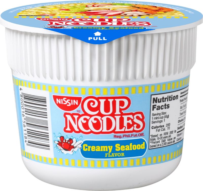 Nissin Mini Cup Noodles Creamy Seafood Flavor 45g | Lazada PH