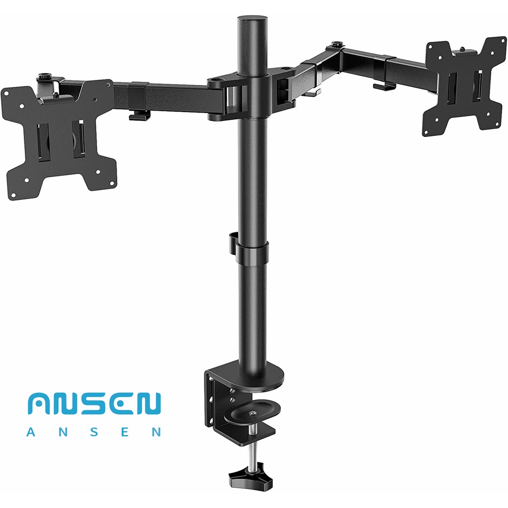 ANSEN Mount Adjustable Monitor Arm Mount with Clamp Monitor Mount ...