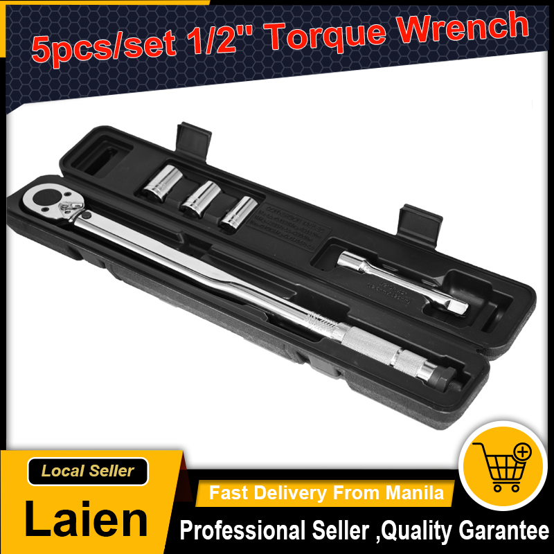 Professional Adjustable Torque Wrench 1/4 3/8 1/2 Drive Click Torque ...