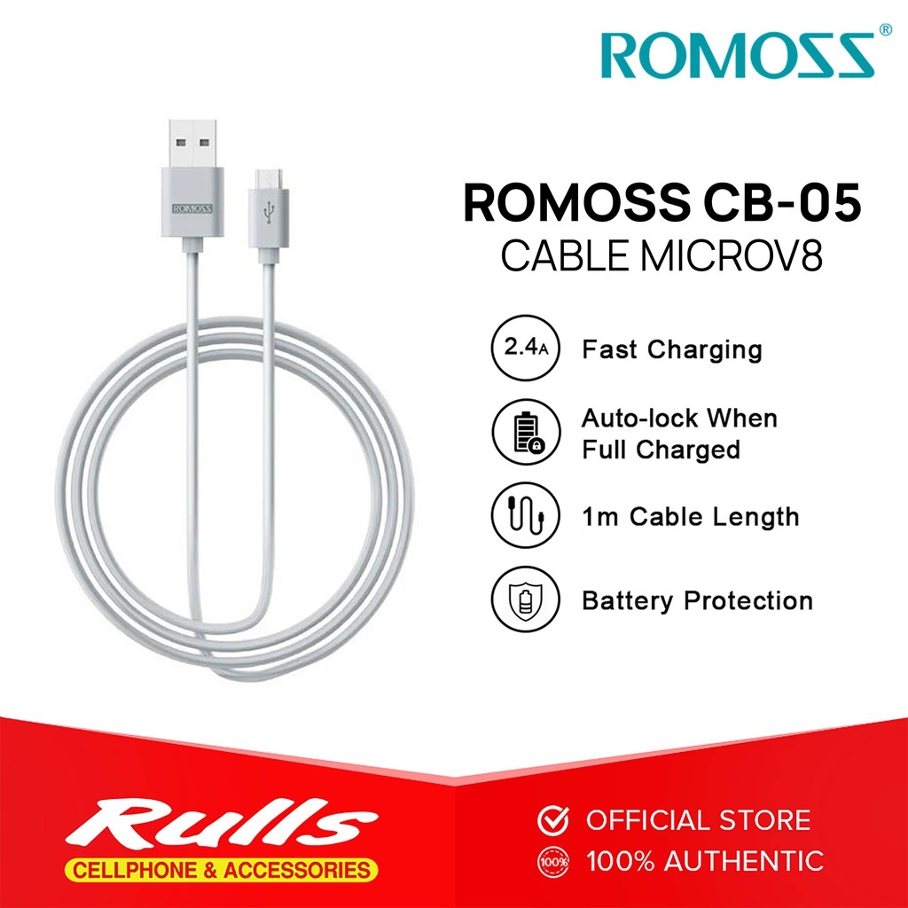 Romoss 1MUSBCB05 FastData Transfer Sync Cable | Lazada PH