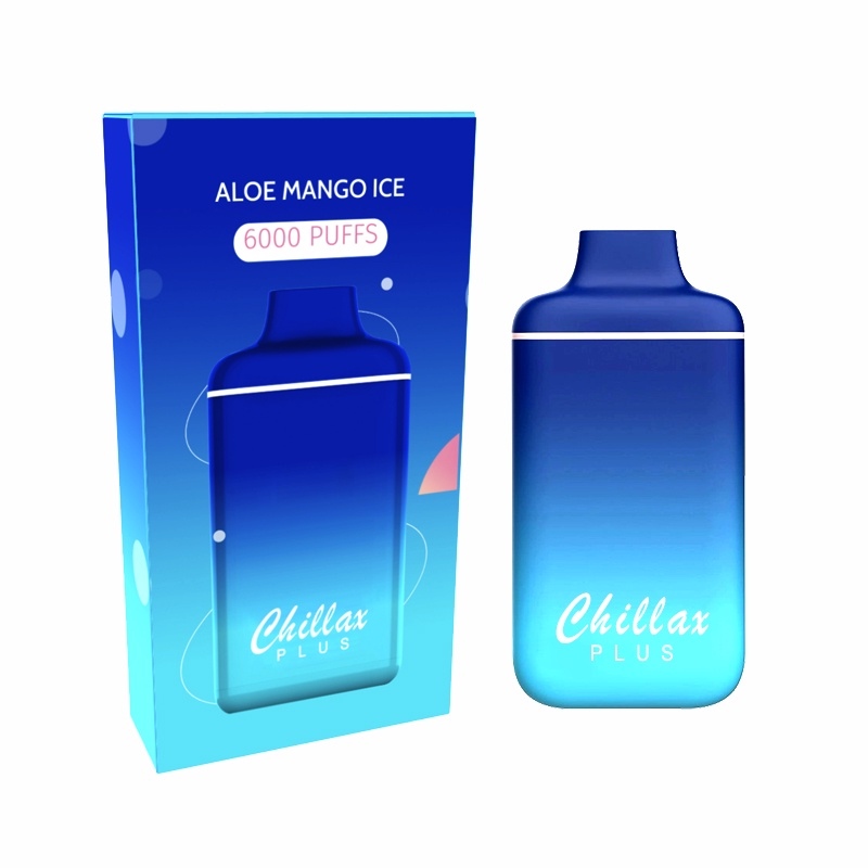 Menthol 5 NIC Chillax Plus 6000 puff disposable Vape Tobacco dispo pod ...