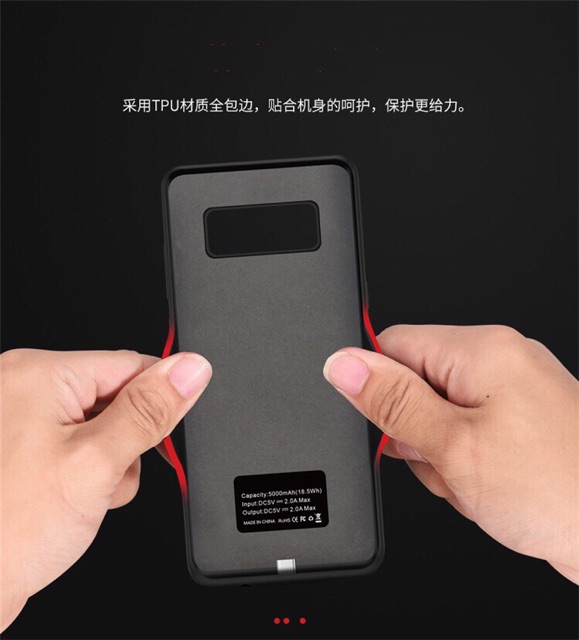 Power Bank 6000mAh Power Extended Battery Case For Galaxy S8 S8Plus/S9 ...