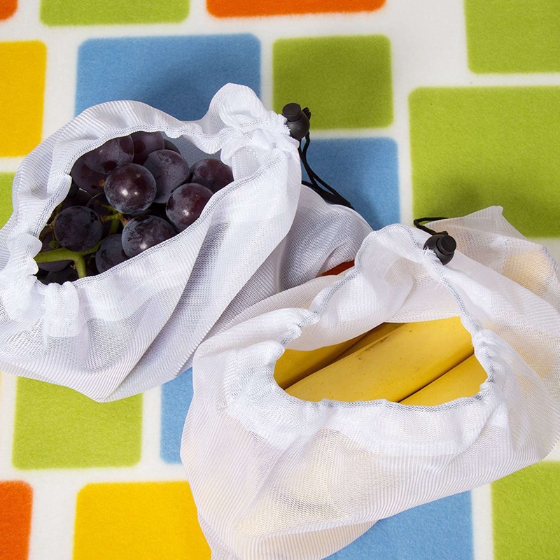 Reusable Rope Net Storage Bag Can Be Washed for Groceries Storage Fruit ...