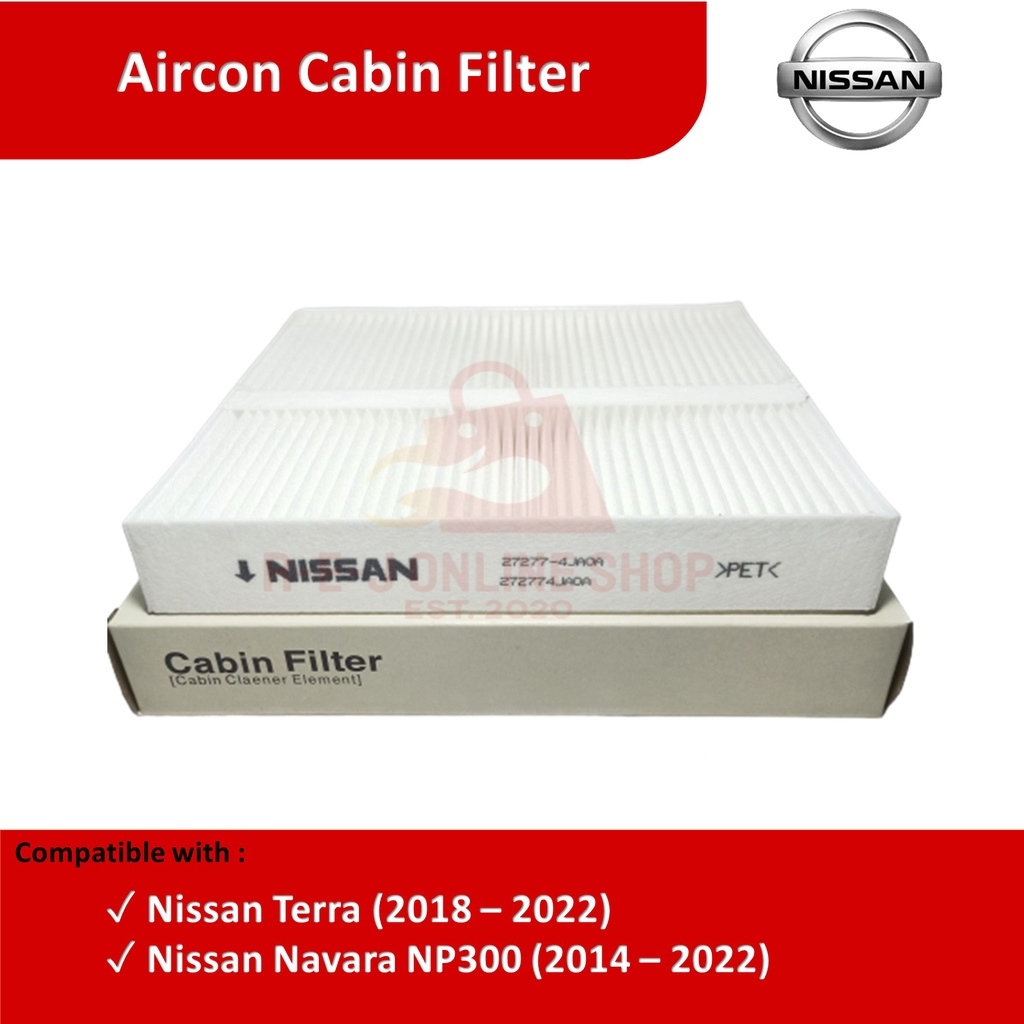 hot Aircon Cabin Filter (2018 - 2022) Navara NP300 (2014 2022)CarFilter ...