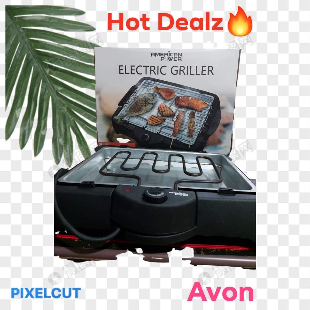 Avon American Power Electric Griller Adjustable Temperature AP8022 ...