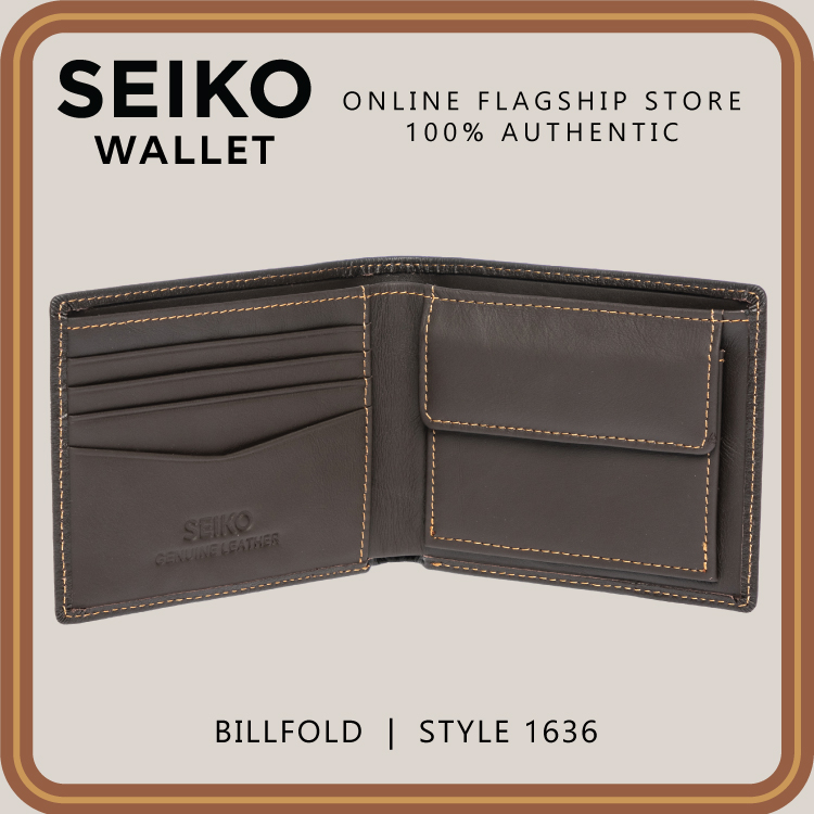 Seiko Wallet - Genuine Leather Billfold - 1636 | Lazada PH