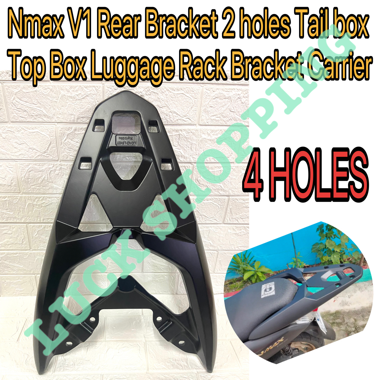 YAMAHA Nmax V1 Rear Bracket Carrier 4holes/2hole Tail Rack Rear Tail ...