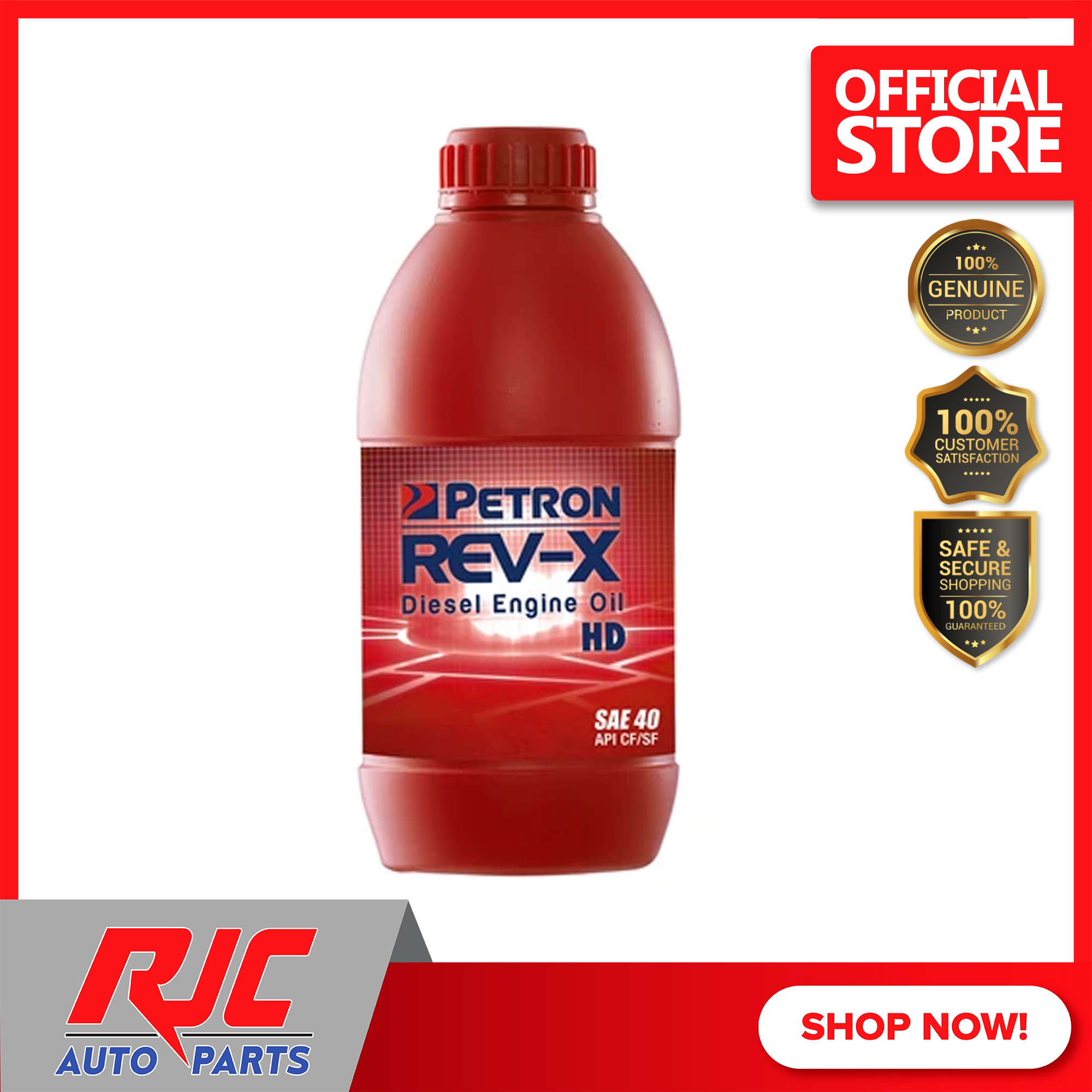 Petron REV-X Diesel Engine Oil Hd-40 SAE 40 1 Liter | Lazada PH