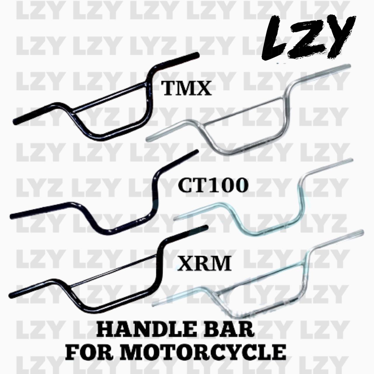 LZY Handle Bar for CT100 XRM TMX (Black/Silver) | Lazada PH