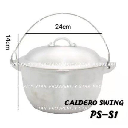 Caldero Kaldero Swing Handle makapal Aluminum pot From 1 Big to 6 ...